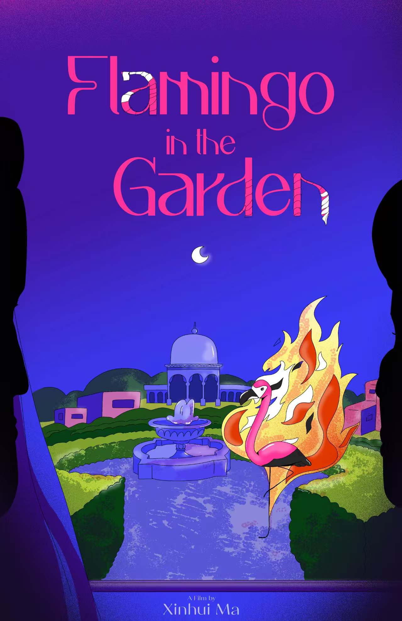 Flamingo in the Garden